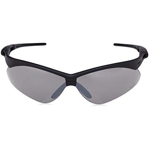 Amazon Basics Anti-Scratch Safety Glasses, UV-Resistant, Smoke Mirror Lens, 3-Count