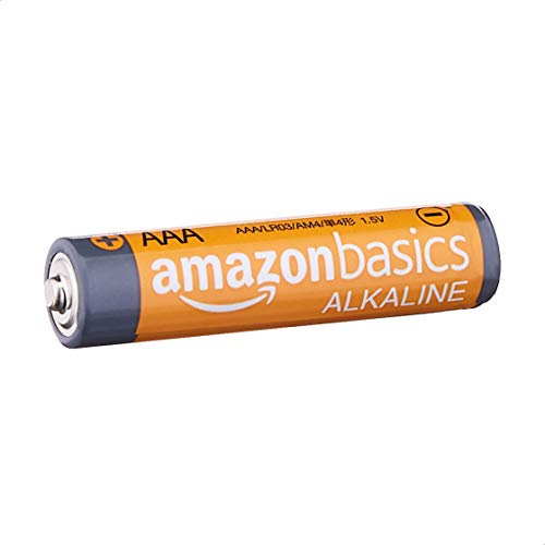 Amazon Basics 8-Pack AAA Alkaline Batteries, 1.5 Volt, Long-Lasting Power