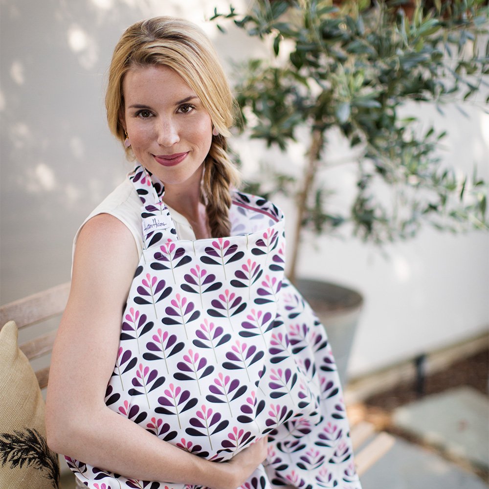 Hooter Hiders Premium Cotton Nursing Cover - Verbena
