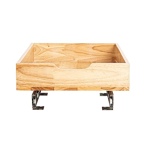 Household Essentials GLIDEZ Wood 1-Tier Sliding Cabinet Organizer: 14.5-inch Wide