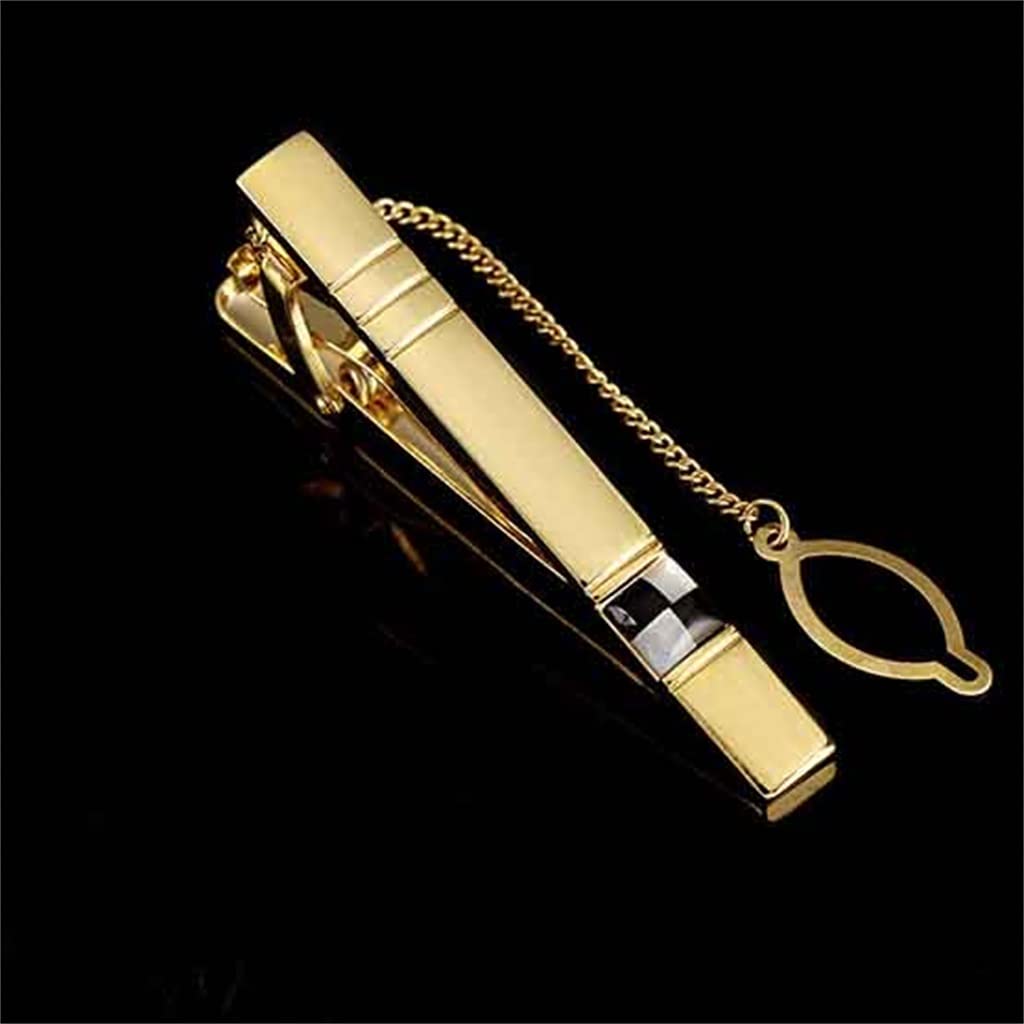ADKHF Men's Cuff Stud Party Tie Clip Cufflink Set French Shirt Business Party Party Pin (Color : A, Size