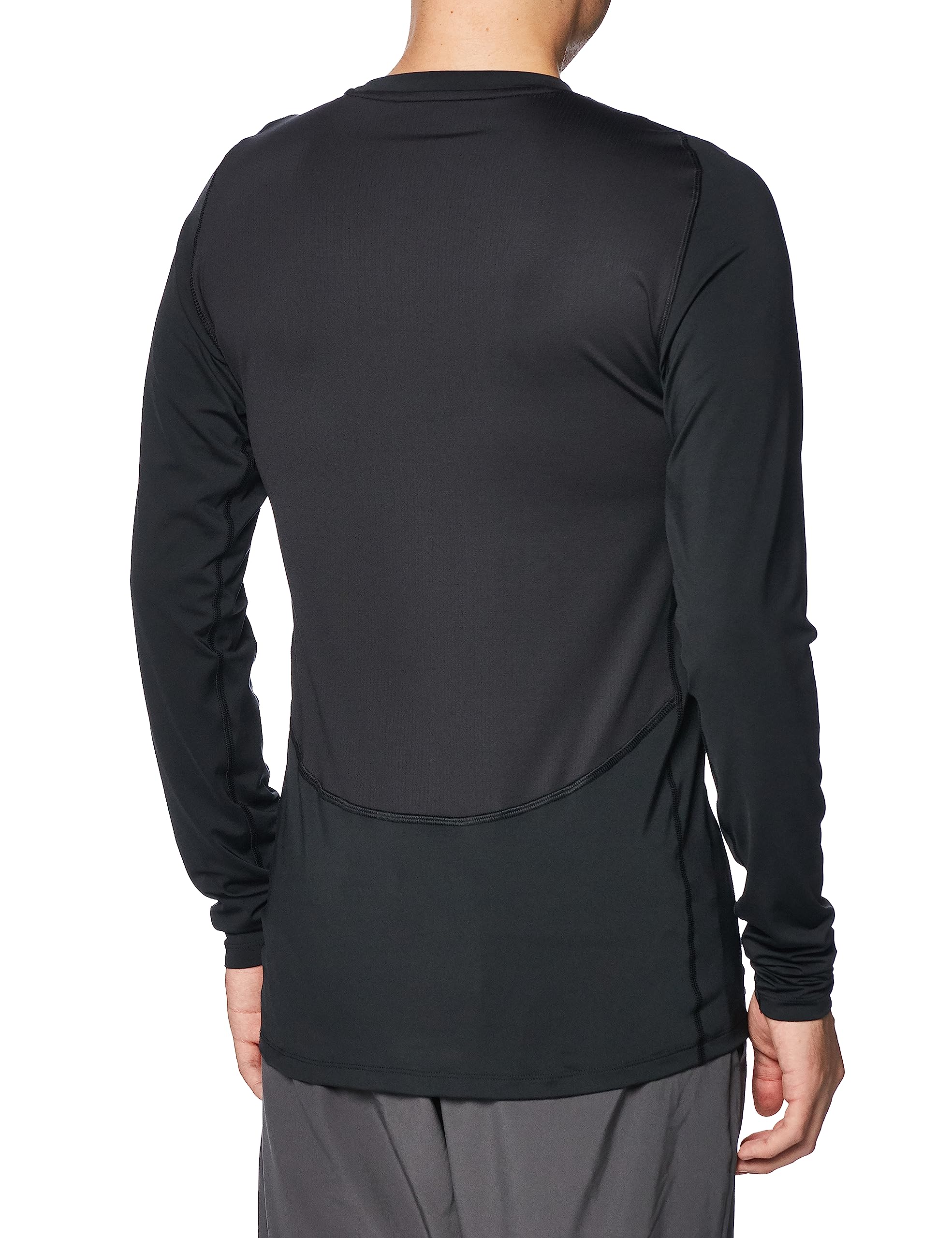 adidas Men's Size Techfit AEROREADY Training Long-Sleeve T-Shirt, Black, Large/Tall