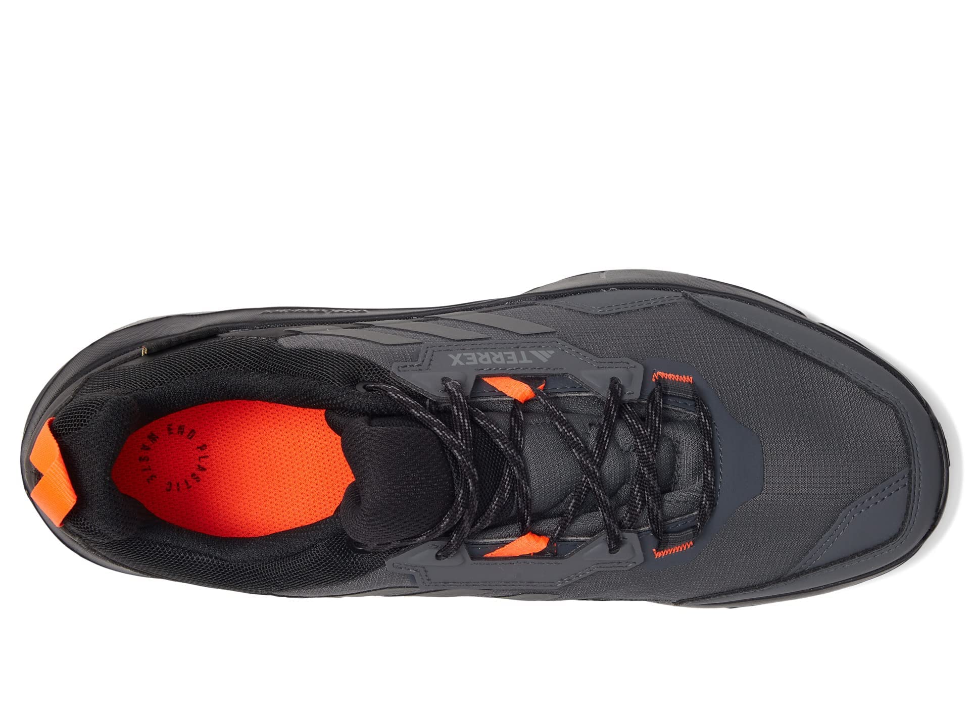 adidas Men's Terrex AX4 GORE-TEX Hiking Sneaker, Grey/Grey/Solar Red, 11