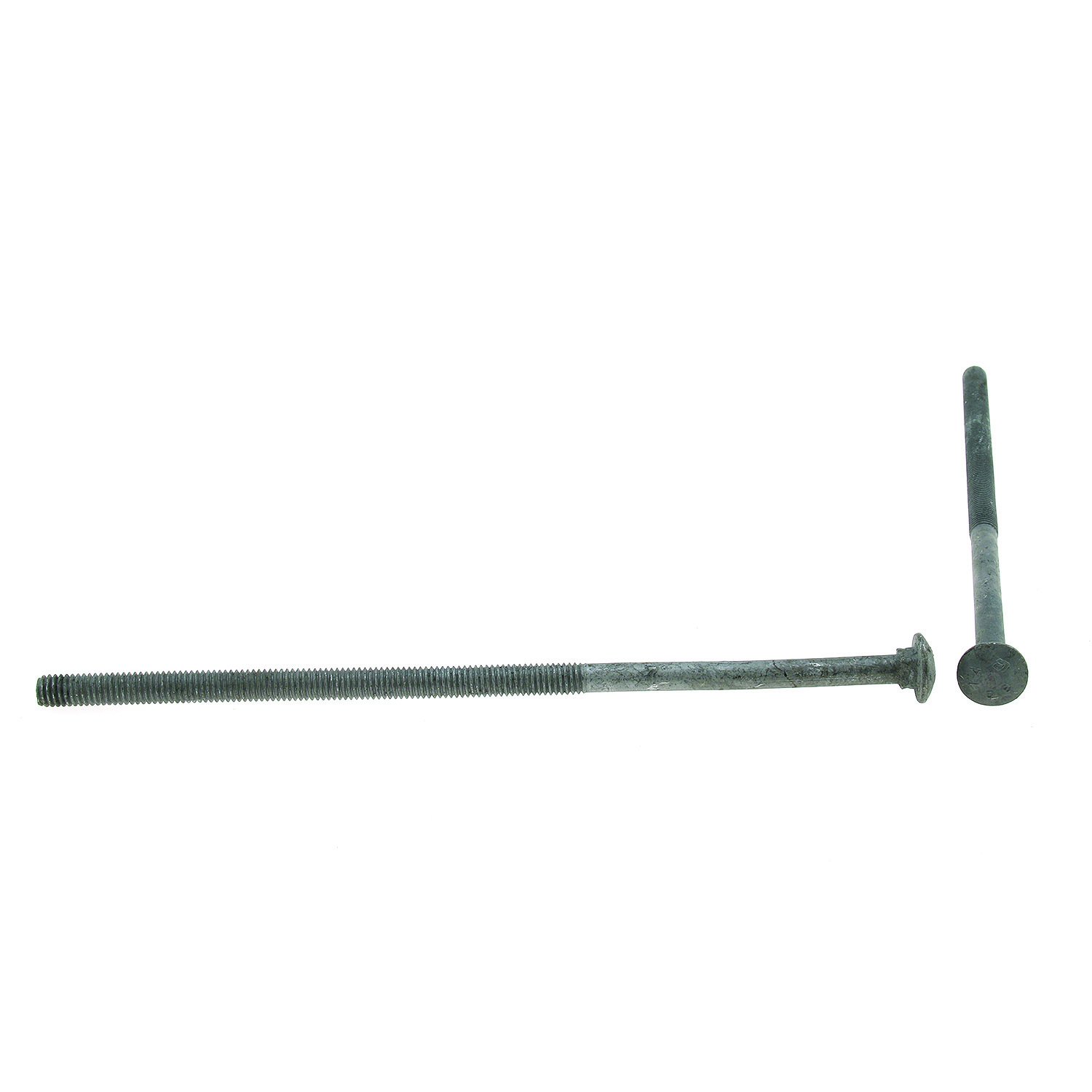 Prime-Line 9064160 Carriage Bolts, 3/8 In.-16 X 10 In., A307 Grade A Hot Dip Galvanized (10 Pack)
