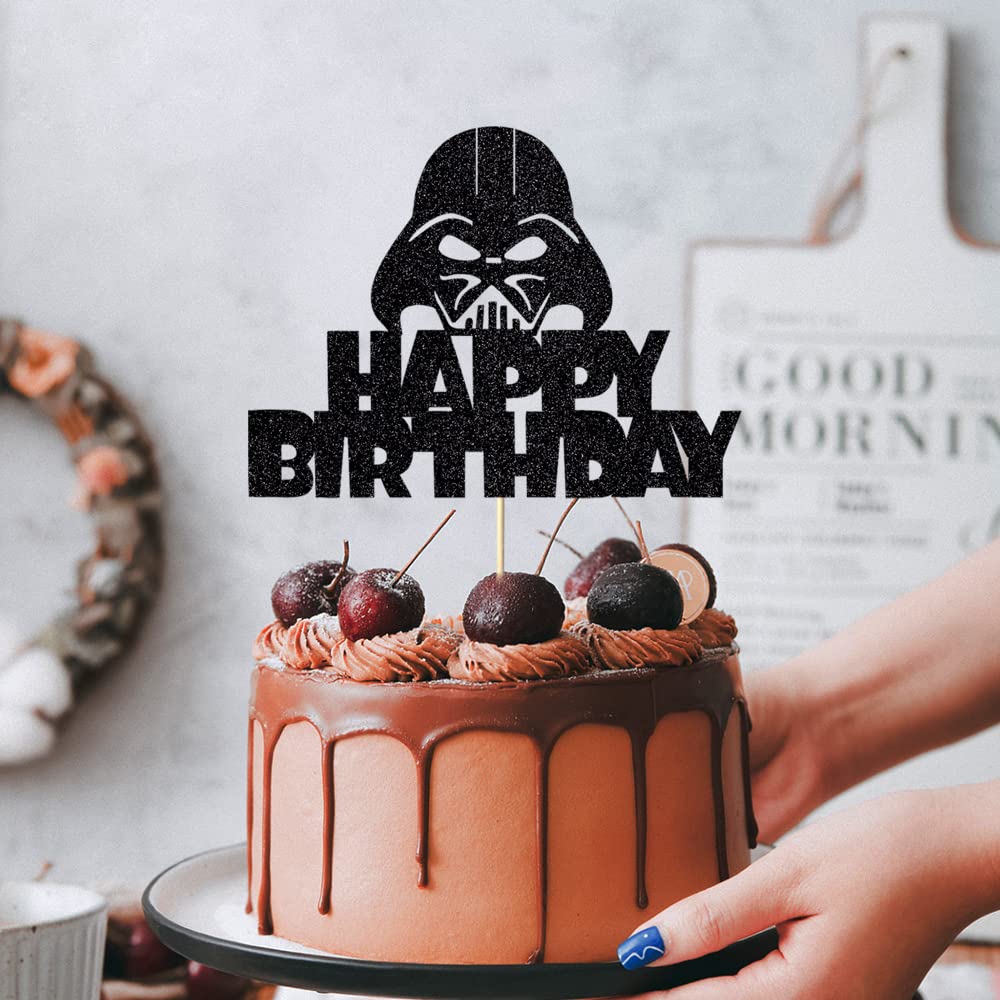 Anxdh alien war cake topper decoration children birthday party decoration, alien war theme party