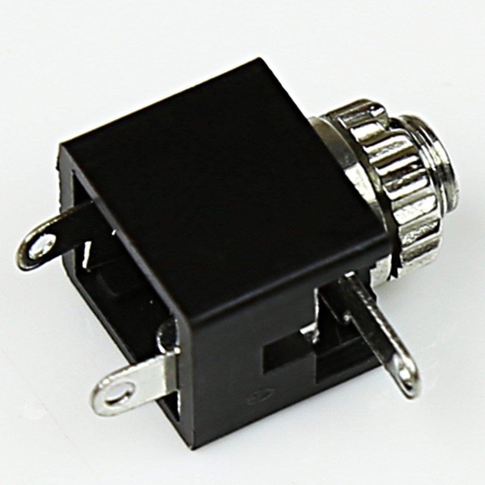 CESS 2.5mm Mono TS Female Jack Socket with Switch PCB Panel Mount (12 Pack)