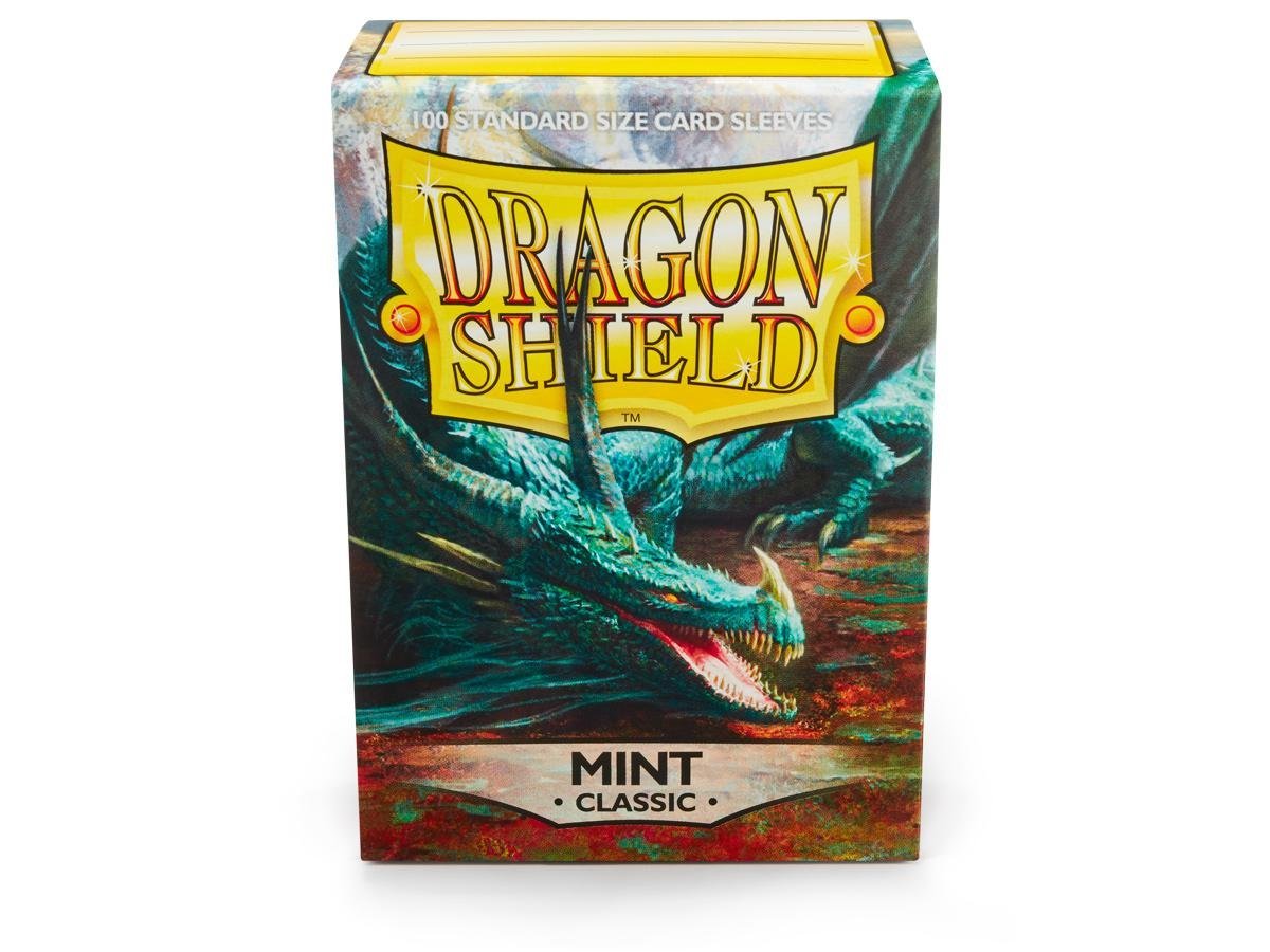 Dragon Shield Classic Mint Standard Size 100 ct Card Sleeves Individual Pack