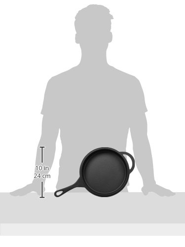 Amazon Basics Pre-Seasoned Cast Iron Skillet and Dutch Oven Set