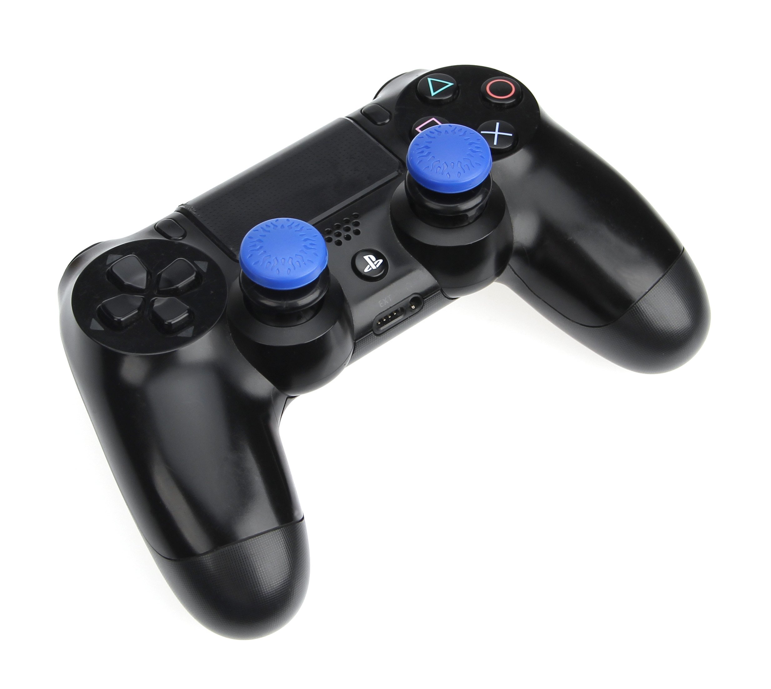 Amazon Basics PlayStation 4/5 Controller Thumb Grips - 2-Pack, Blue