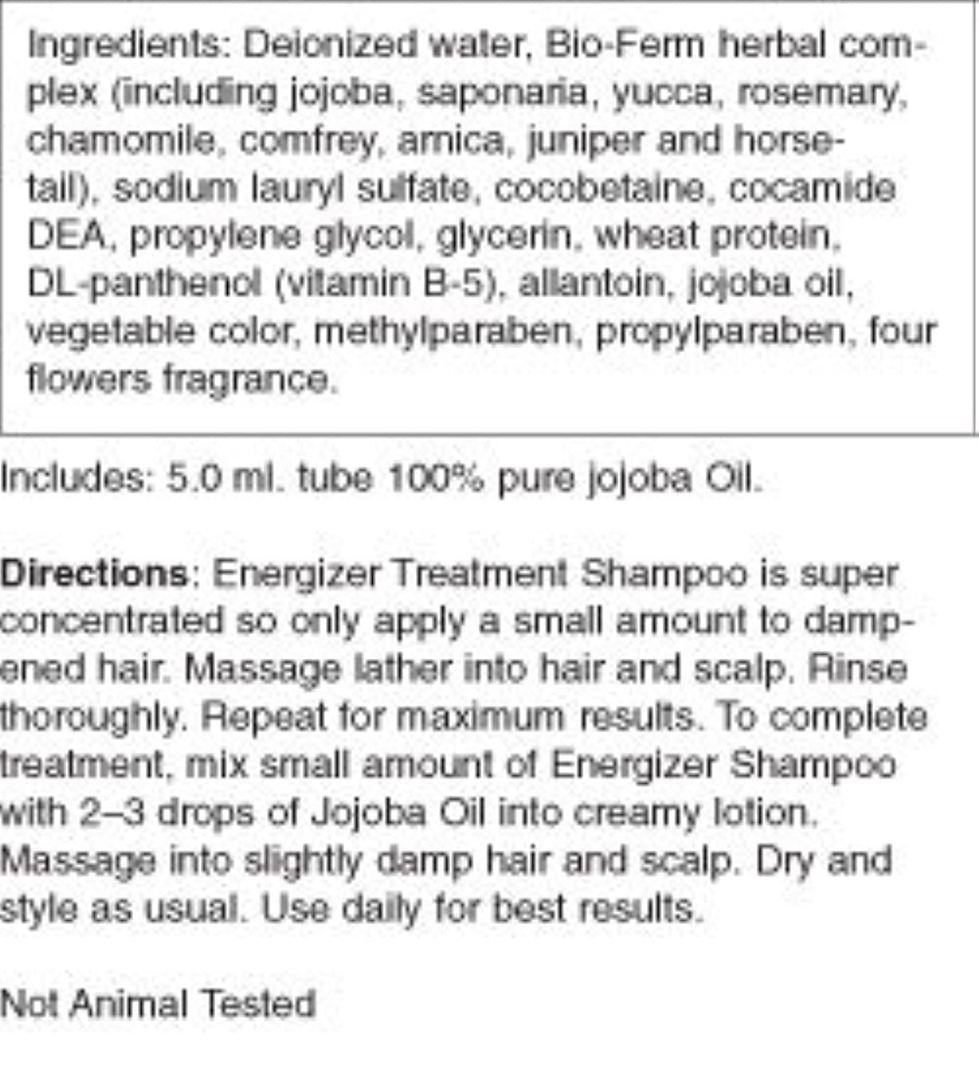 Energizer Treatment Shampoo, 4 Ounce