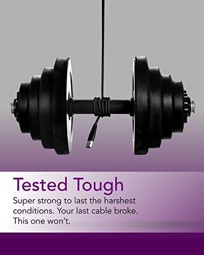 ZMI [6.6ft Black] Hi-Tension USB-C to USB Cable, Braided