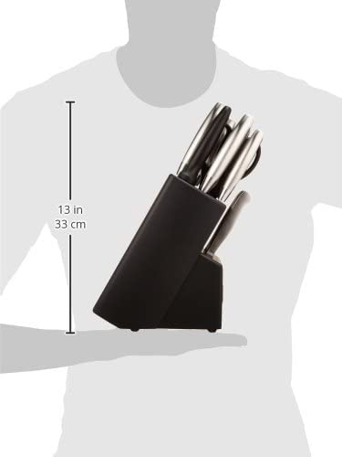 Cuisinart C77SS-17P 17-Piece Artiste Collection Cutlery Knife Block Set, Stainless Steel