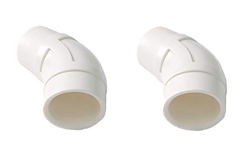 ATIE Pool Cleaner 45 Degree Elbow W70244 Replacement Fits Most Zodiac Baracuda, Pentair Kreepy Krauly, and Hayward Pool Cleaners (2 Pack)