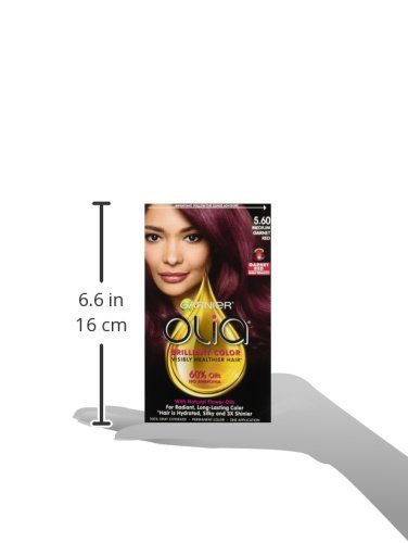 Garnier Olia Ammonia Free Hair Color [5.60] Medium Garnet Red 1 ea