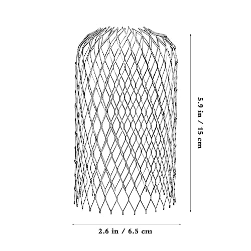 DOITOOL 6 Pack Gutter Downsport Guards 3 Inch Expandable Aluminium Filter Strainer, Leaf Filter Gutter Strainer Gutter Downspout Protectors, Stops Blockage from Leaves and Debris