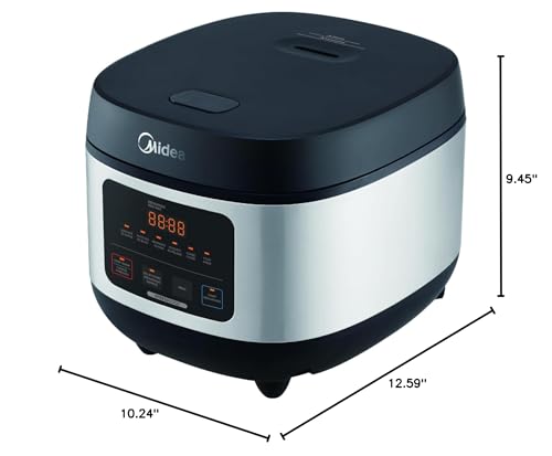 Midea Multifunction 6 Preprogrammed Intelligent Touch Non-Stick 5L Rice Cooker 10 cup 860W MB-FS5020W1