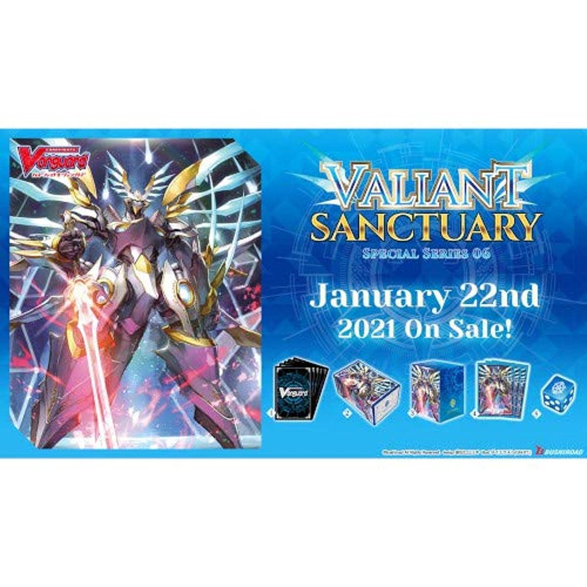Cardfight!! Vanguard VGE-V-SS06-EN Series Valliant Sanctuary Special Expansion Set V, Multi