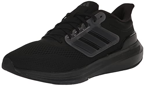 adidas Men's Ultrabounce Running Shoe, Black/Black/Carbon, 10