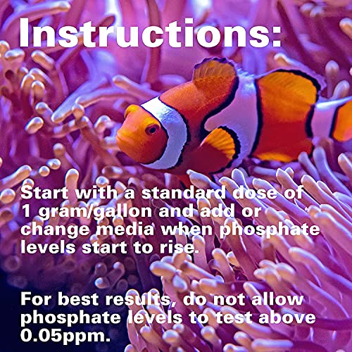 Kolar Labs GFO - 1 Pound Bag of Phosphate Removal Media for Salt Water Reef Aquariums and Coral Health