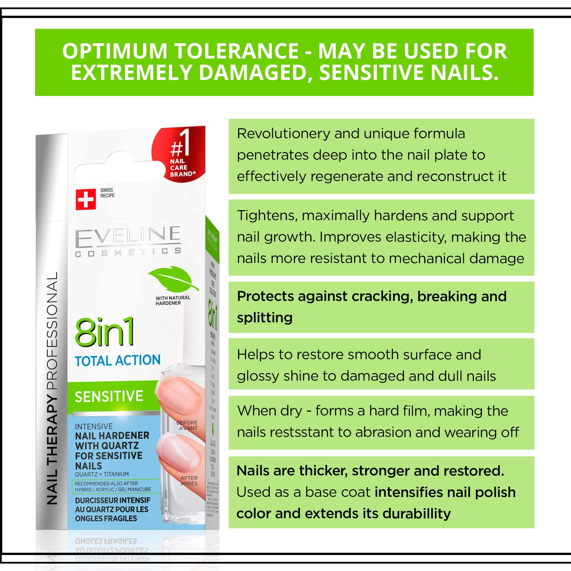 Total Action 8 in 1 Intensive Nail Treatment and Conditioner Sensitive