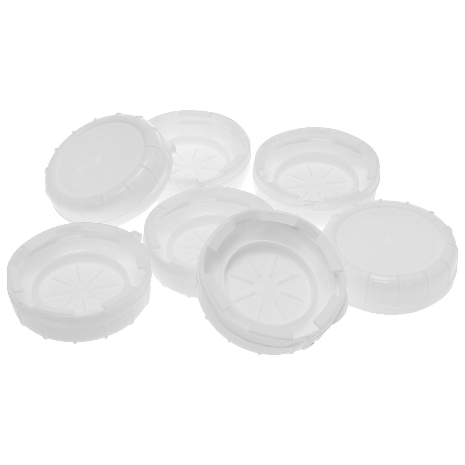 AYLIFU 16PCS Glass Bottle Replacement Caps with Security Seal Glass Milk Bottle Caps for Milk Bottles with 48 mm (1.87 in) Caps