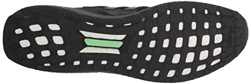 adidas Men's Ultraboost 5.0 DNA Running Shoe, Black/Black/Green, 11