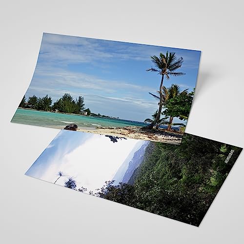 Dear Mapper Honduras Natural Landscape Postcards Pack 20pc/Set Postcards From Around The World Greeting Cards for Business World Travel Postcard for Mailing Decor Gift