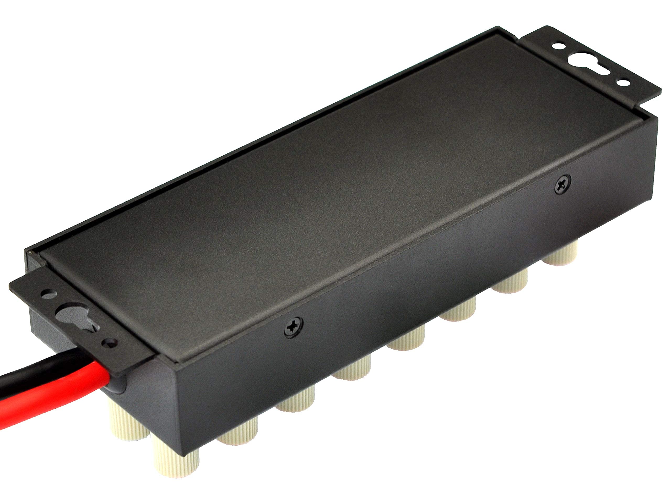 Banana Jack 8 Outlet DC Power Distribution Strip (with Cable)