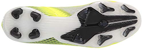 adidas Men's X GHOSTED.2 Soccer Shoe, Solar Yellow/White/Team Royal Blue, 11