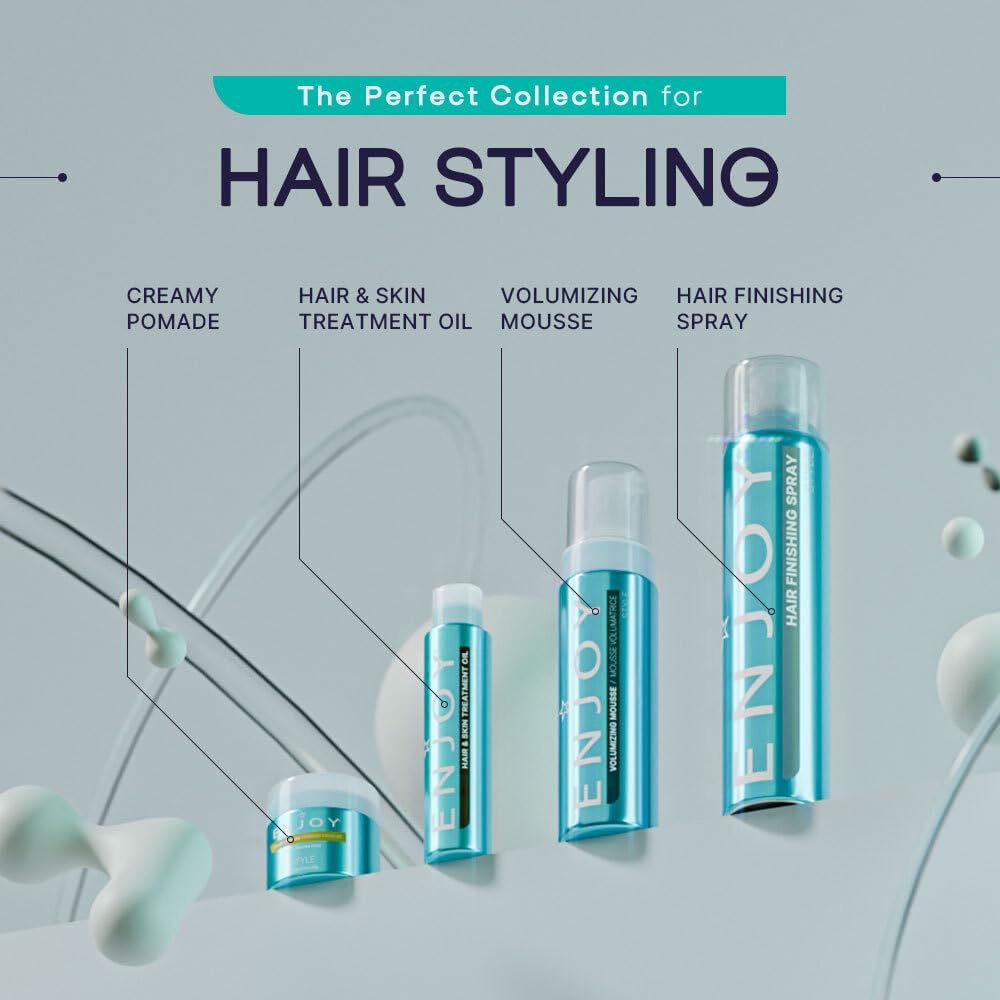 ENJOY Smooth and Shine Enhancing Formula (3.4 OZ) to Repair Damaged Hair