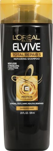 L'Oreal Paris Elvive Total Repair 5 Repairing Shampoo, 20 Fl Oz (Packaging May Vary)