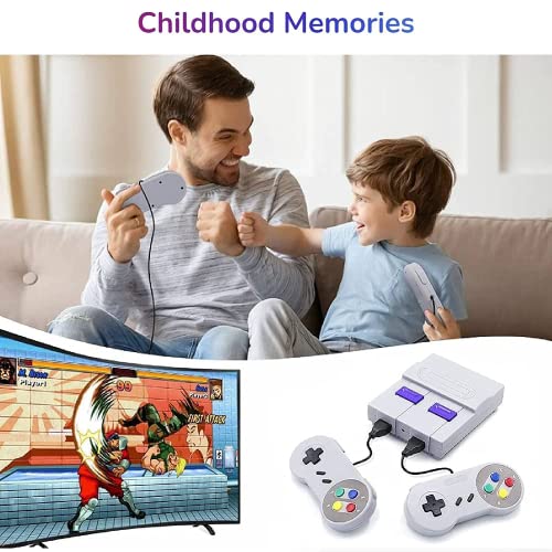 Classic Edition Console,Super Retro Game Console Classic Mini HDMI System with Built in 821 Old School Video Games, Plug and Play,SN-02 Super Classic Mini HD-OUT TV Game Console (Consoles-Green-HD)
