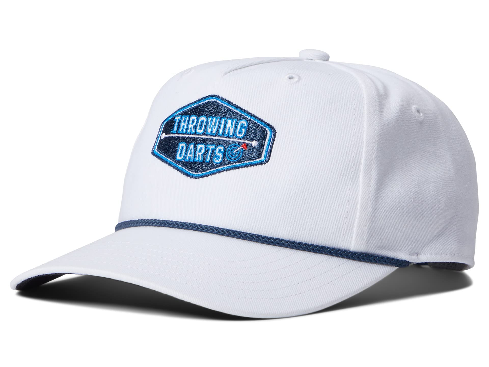 adidas Men's Youth Throwing Darts Hat, White, One Size