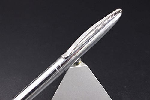 JASON YUEN Magnetic Floating Pen - Bright chrome ballpoint Pen with Magnetic Base - Writing Pen With Magnet Holder fit for Office Gift items (Triangle base)