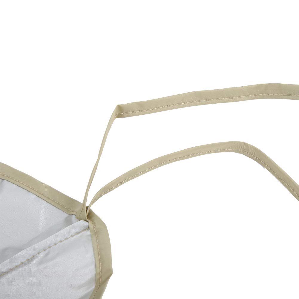 Ejoyous Patio Swing Cushion Cover, Outdoor Waterproof Swing Chair Canopy Hammock Seat Cover Replacement for 3-seat Swing, 59.1 x 19.7 x 3.9in (Beige)
