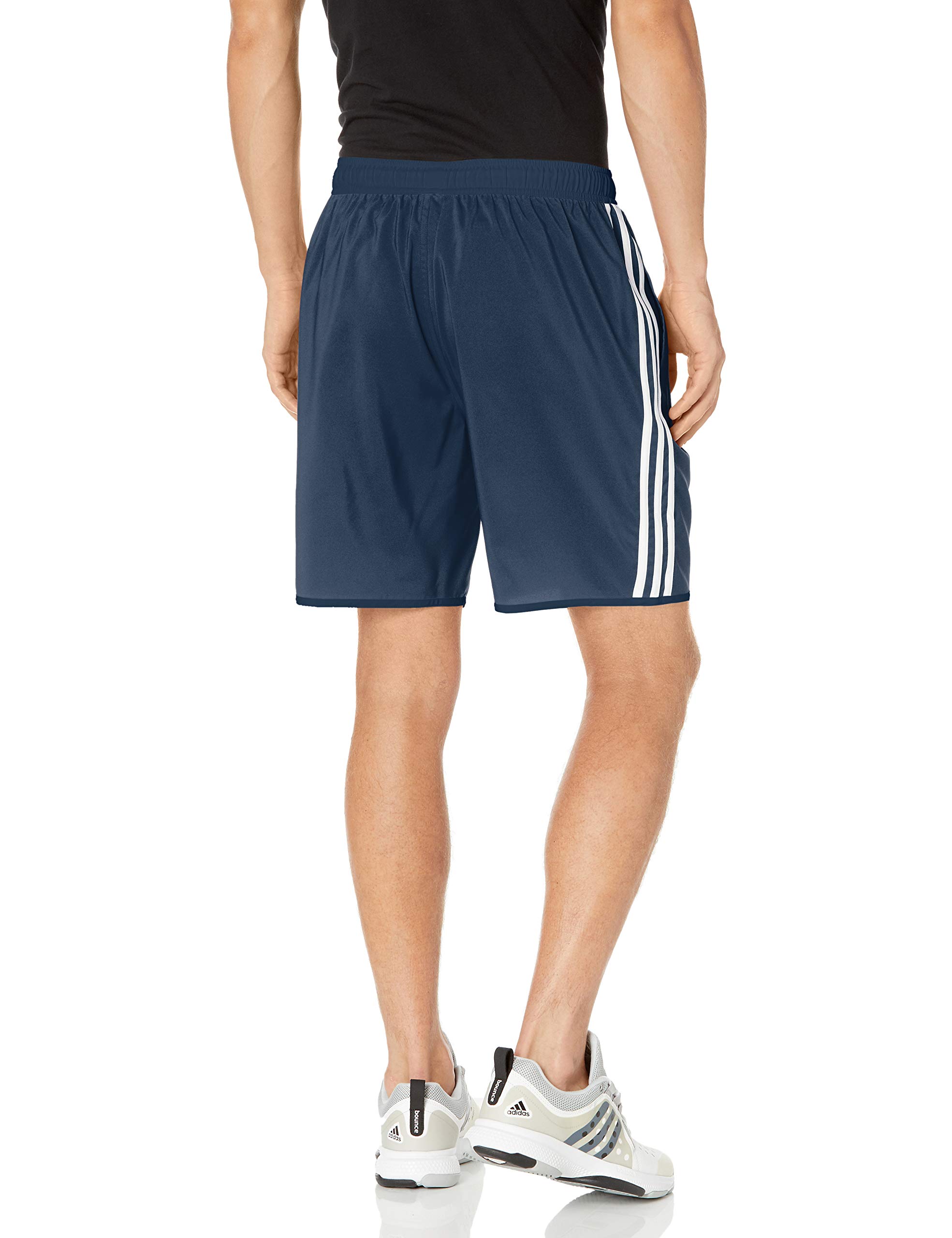 adidas mens 3-Stripes CLX Swim Shorts Crew Navy/White X-Large