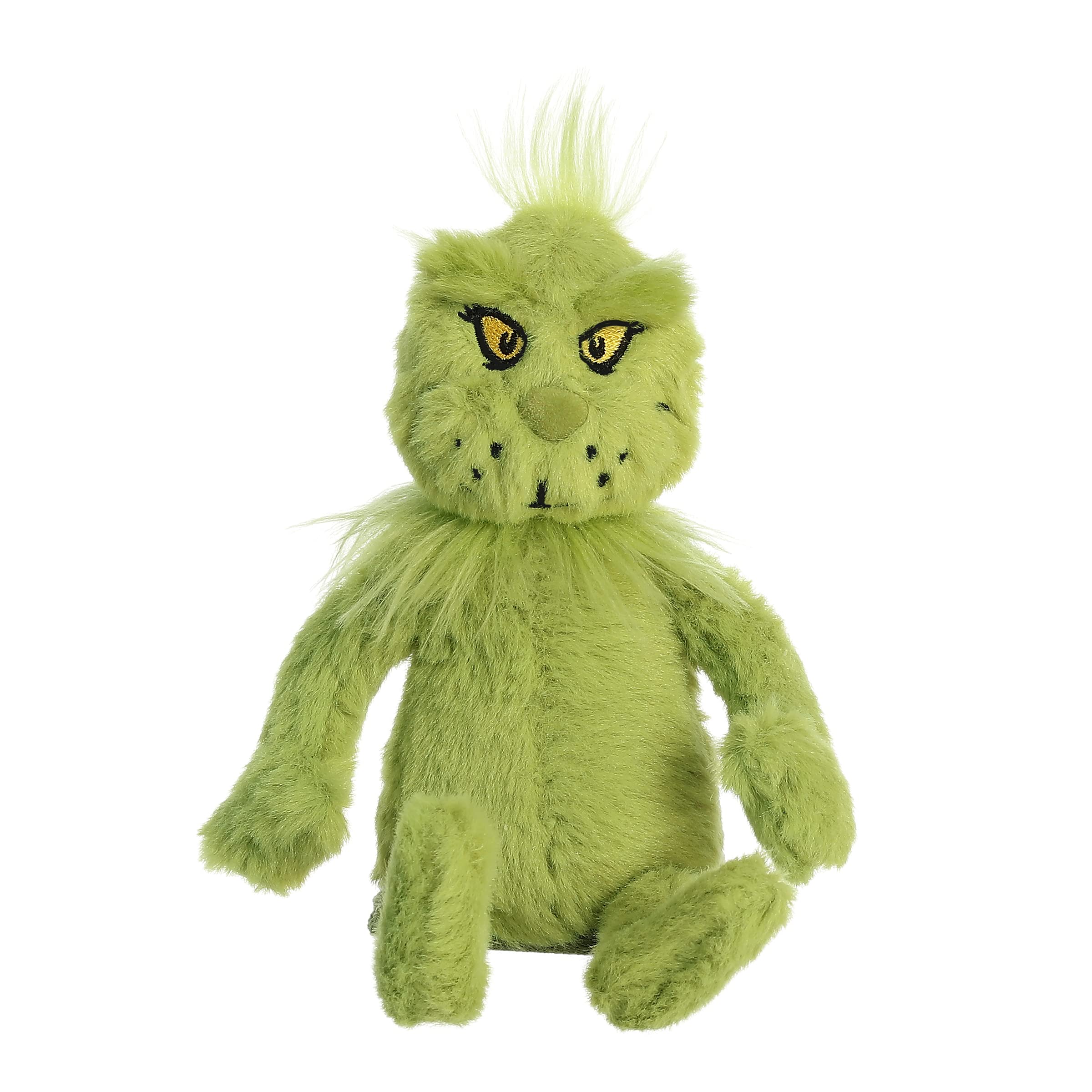 Aurora® Whimsical Dr. Seuss™ Shoulderkin™ Grinch Stuffed Animal - Magical Storytelling - Officially Licensed - Green 7 Inches