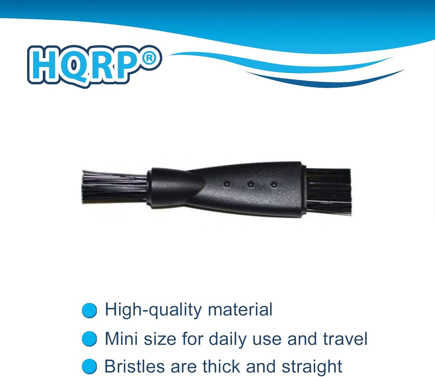HQRP 3-Pack Cleaning Brush Compatible with Emjoi Erase e6, AP-18, Epi Slim+ e18, AP-18R, e60, AP-18MS, AP-9PB, AP-17L, AY-5, Prestige-21, AP-10LR Epilator