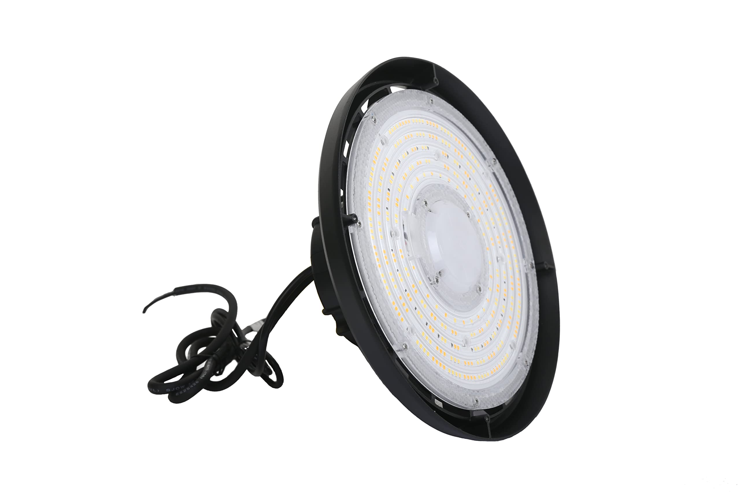 Auroriv UFO LED High Bay Light 150W|21000lm|3000,4000,5000k|3CCT,AC100-277V/347V(0-10V dimming),3.8' Cable with US Plug for Commercial Warehouse, 5-Year Warranty