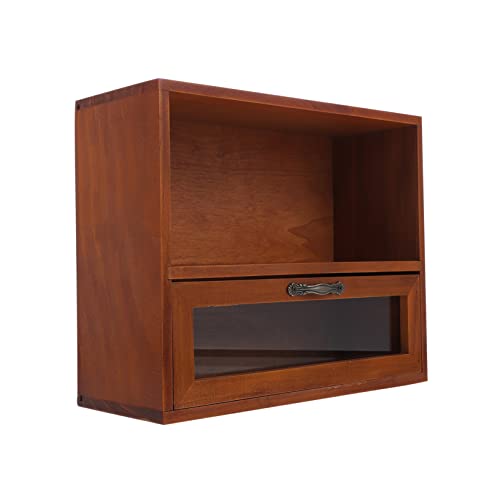 Levemolo Storage Box Storage Drawers Organizer Makeup Organizer Drawer Drawer Organizer for Makeup Wooden Cosmetic Storage Box Cosmetic Display Case Jewelry Storage Organizer Wood Vertical