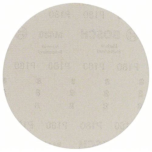 Bosch Professional 2608621166 G180, Set of 5 Sanding Sheets M480 Best (Wood and Paint, Ø 150 mm, Grit P180, Accessories for Random Orbit Sander), Beige, x 5, Pieces