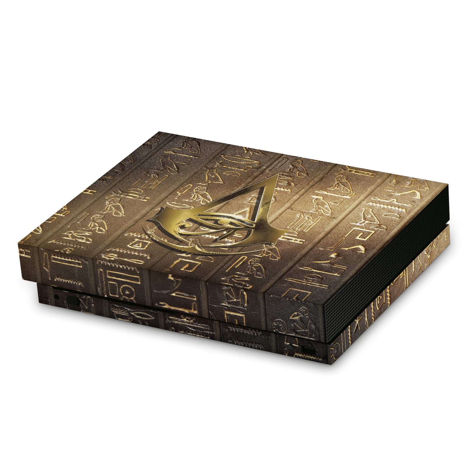 Head Case Designs Officially Licensed Assassin's Creed Logo 3D Heiroglyphics Origins Graphics Vinyl Sticker Gaming Skin Decal Cover Compatible With Xbox One X Console