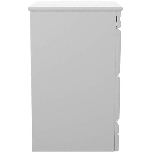 Signature Design by Ashley Anarasia Traditional Children's 2 Drawer Nightstand, White