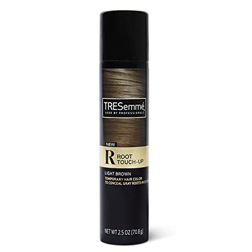 TRESemmé Root Touch-Up, Temporary Hair Color, Light Brown Hair Ammonia-free, Peroxide-free Root Cover Up Spray 2.5 oz