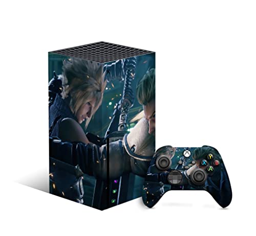Adventure Fantasy World Skin for X-box-Series-X, Whole Body Vinyl Decal Protective Cover Wrap Sticker for X-box-Series-X Console and Wireless Controller