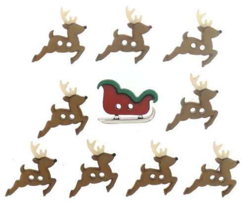 Dress It Up 7590 Sew Cute Sleigh/Reindeer