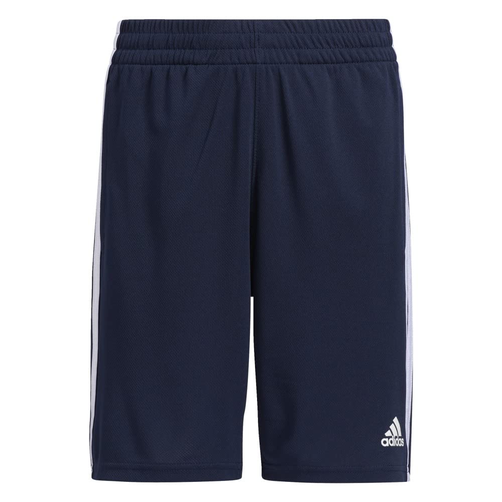 adidas boys Adi Clsic 3s Shorts, Collegiate Navy, Large US