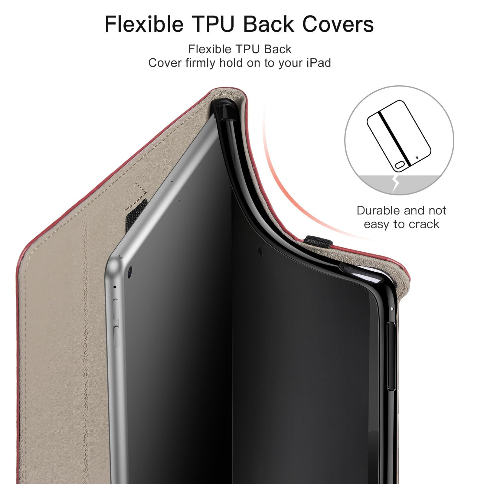 ZtotopCase for iPad Mini 5 2019/Mini 4 3 2 1 Case 7.9 Inch, Premium PU Leather Folio Stand Cover with Auto Wake/Sleep, Front Card Pocket for iPad Mini 5th/4th/3rd/2nd/1st Generation, Brown