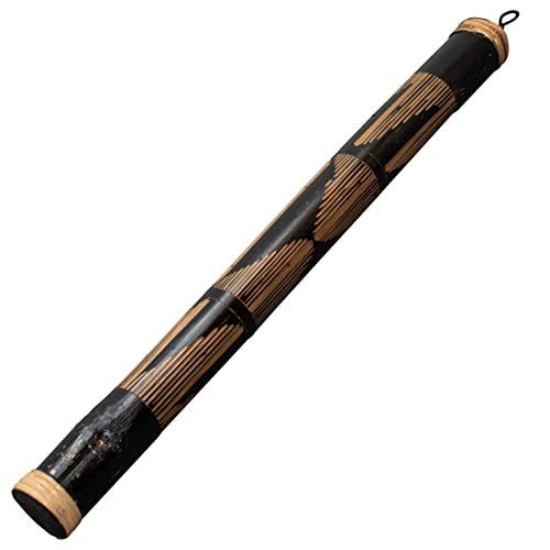 Australian Treasures - Rainstick 60cm carved including bag