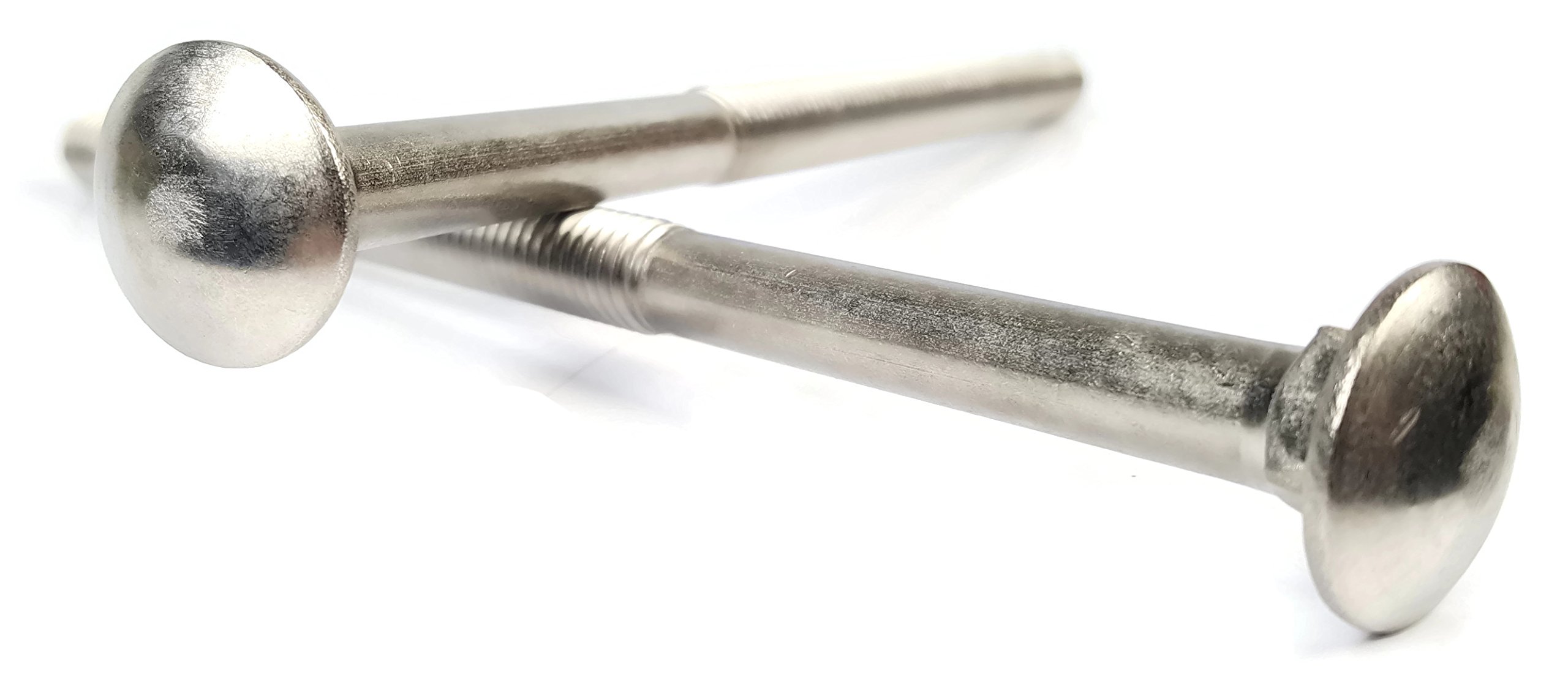 Carriage Bolt 18-8 Stainless Steel 1/2"-13 x 18 Qty-25